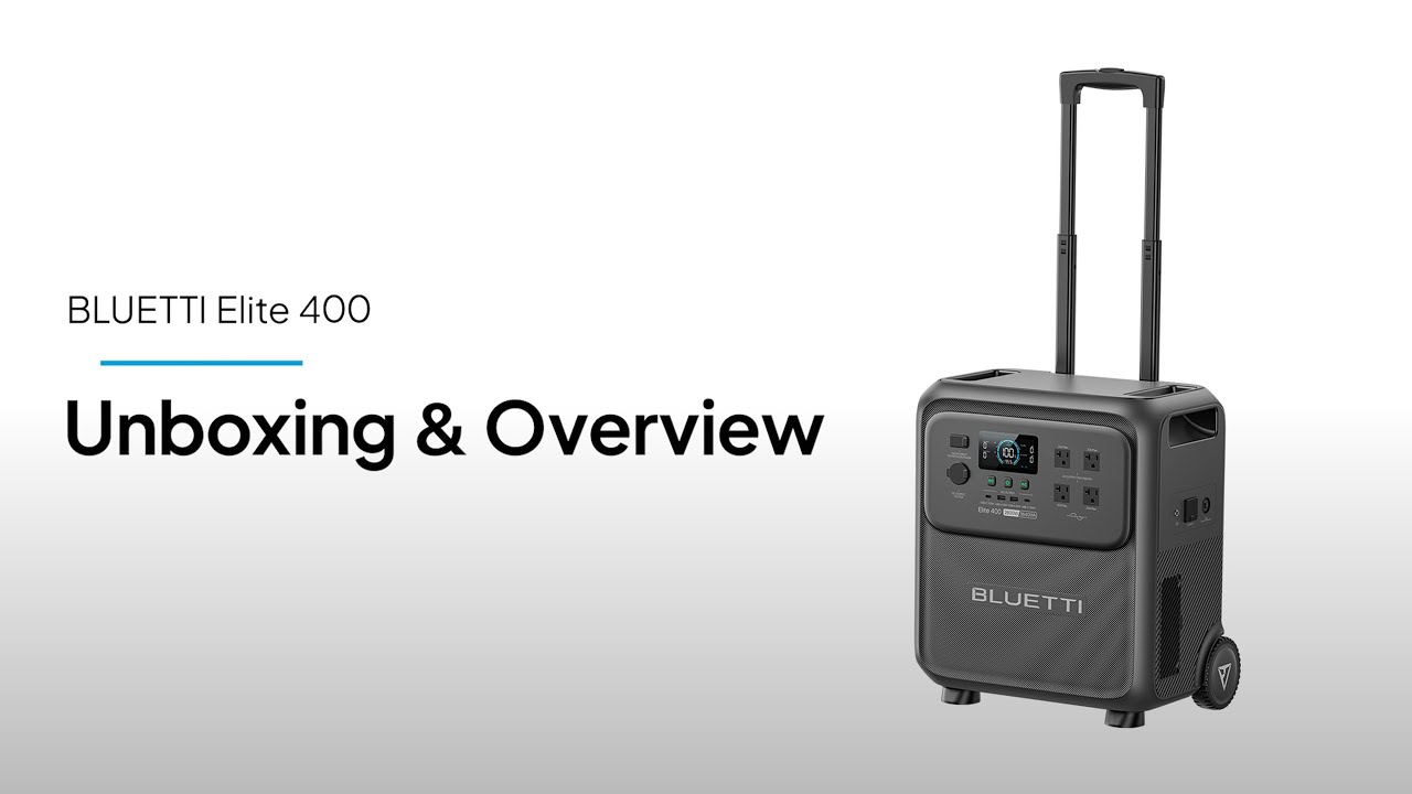 BLUETTI Elite 400 Portable Power Station | 3,840Wh, 2,600W